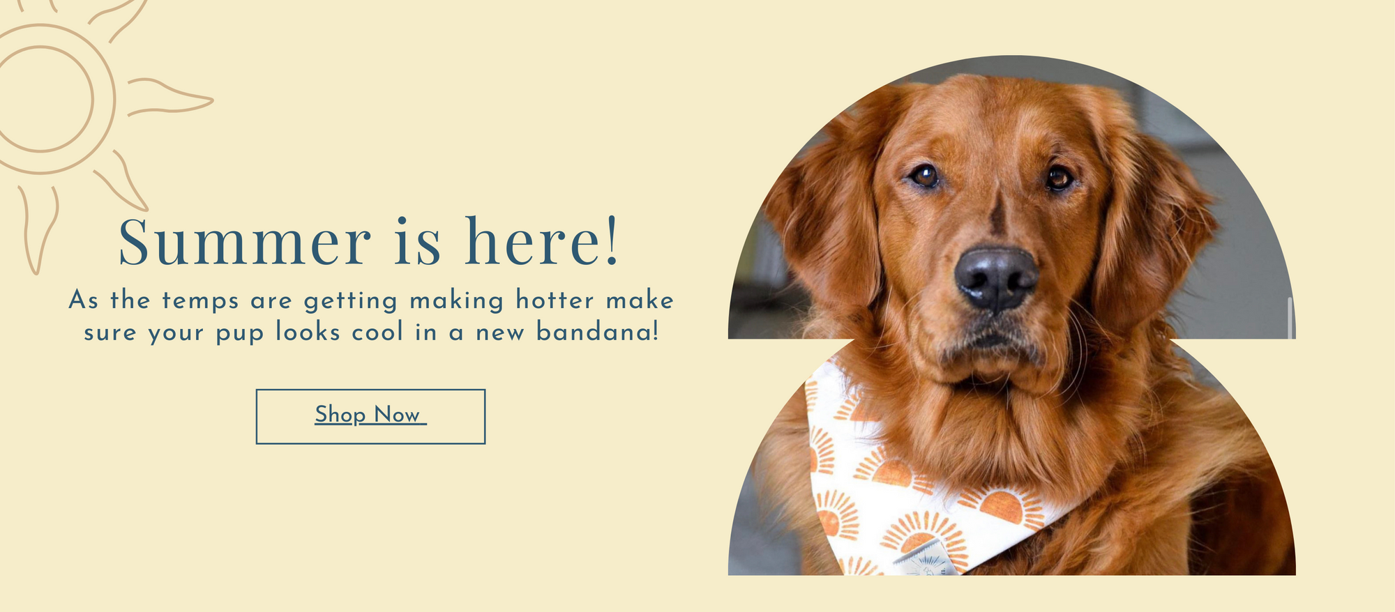 The Sunny Dog Co - Dog Bandana Company